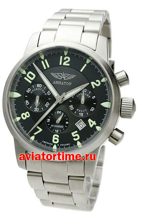 Мужские наручные часы полет авиатор 31681/6975607 BR с браслетом ...