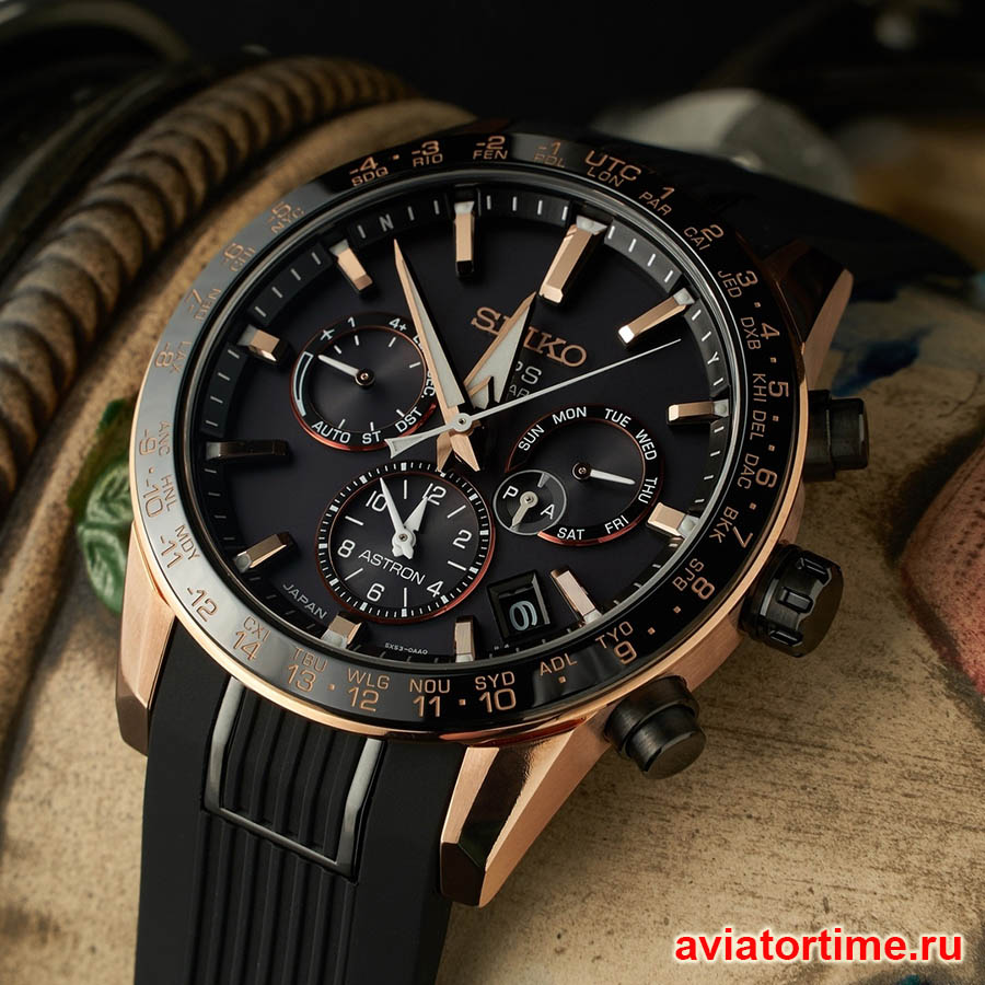 Японские наручные мужские часы SEIKO SSH006J1. Серия Astron