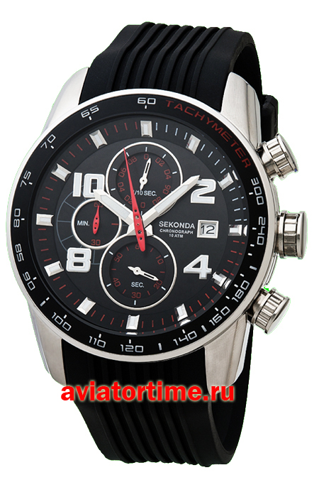 Мужские наручные российские часы полет SEKONDA 1E384B от «Часового ...
