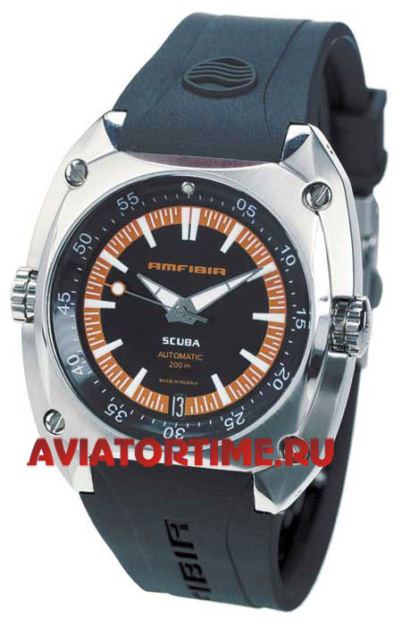 Мужские наручные часы восток амфибия 2416/070449 scuba-black - русские ...
